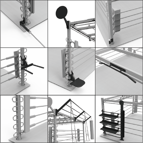 Advanced Configuration Boxing Ring QT2 – FANATICS-FITNESS